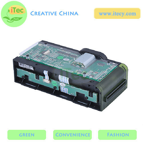 motorized card reader/writer with Sam slot RS232 / USB interface ATM ...